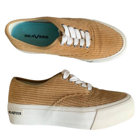 SeaVees | Shoes | New Seavees Womens Legend Platform Sneaker In Golden ...